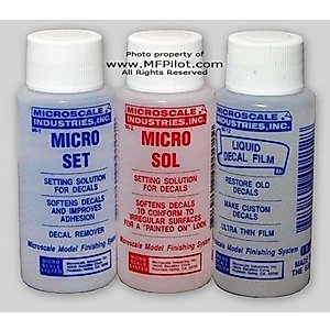 Microscale MICRO SET, SOL & DECAL FILM 3-Bottle Combo - Advanced Modeling Supply