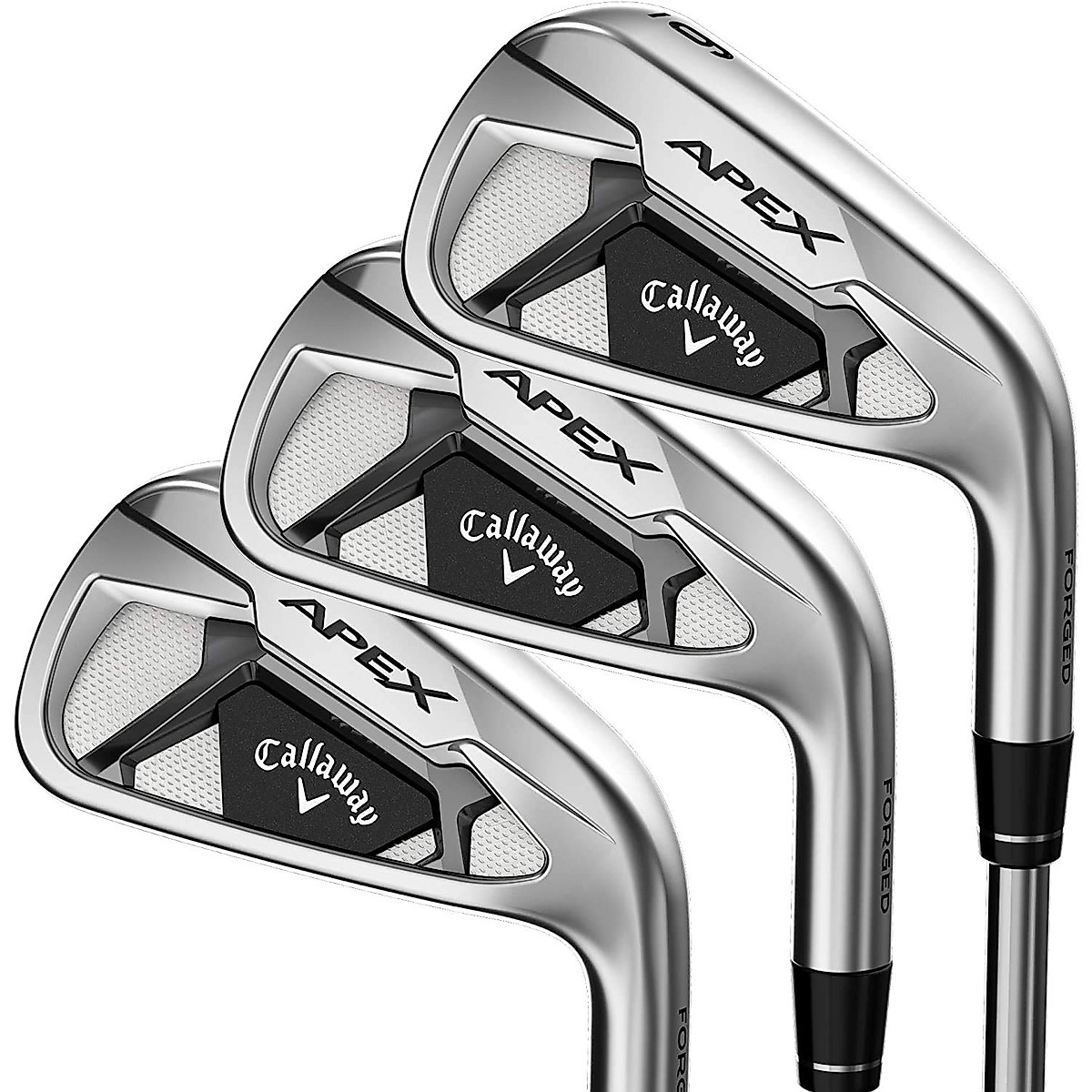 Callaway Apex 21 Iron Set (Set of 7 Clubs: 4-PW, Right-Handed, Graphite, Regular), Black