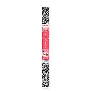 Con-Tact Brand Creative Covering Self-Adhesive Vinyl Drawer and Shelf Liner, 18" x 60', Mirabella Black & White