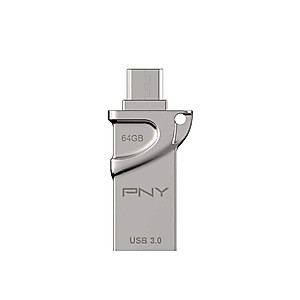 PNY 64GB Duo-Link USB 3.0 OTG Flash Drive for Android - (P-FDI64GOTGTO30-GE)