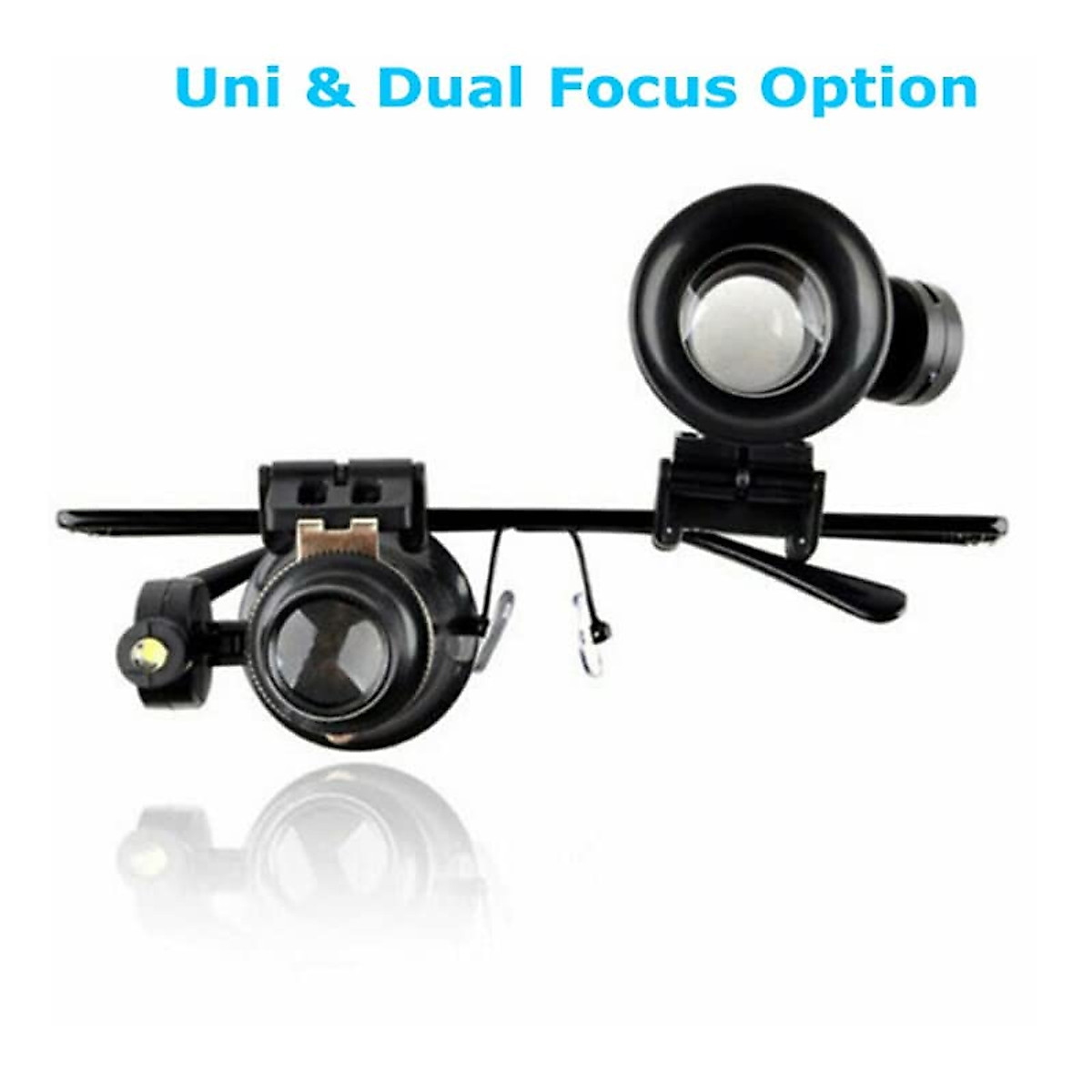 CW New 20X Magnifying Magnifier Glasses Magnifaction Jeweler Watch Repair LED Light,Package Ship from USA