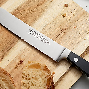 HENCKELS Classic Razor-Sharp 7-inch Bread Knife, Cake Knife, German Engineered Informed by 100+ Years of Mastery