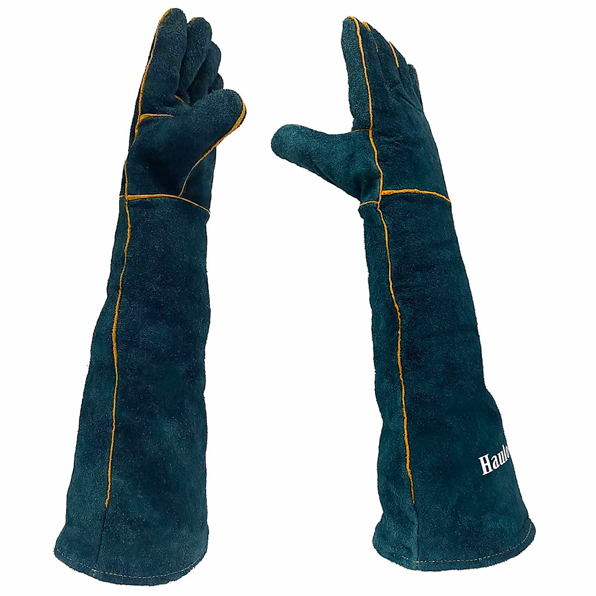 23.7 inch Animal Handling Gloves Bite Proof,Multipurpose Pet Glove for Grabbing Reptile, Grooming, Trips to Vet. Puncture & Scratch Resistant, Bite Proof for Cat Dog Bird Falcon Livestock Snake Large