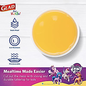 Glad for Kids My Little Pony Paper Cups | My Little Pony Super Stars Kids Drinking Cups | My Little Pony Unicorn Paper Cups for Everyday Use, 9 oz Paper Cups 20 Ct