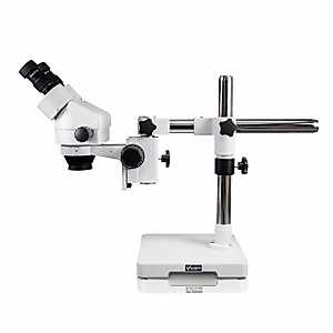 Vision Scientific VS-3EZ-IFR07 Binocular Zoom Stereo Microscope | 10x WF Eyepiece | 0.7X—4.5X Zoom, 3.5X—90x Magnification, 0.5X & 2X Auxiliary Lens