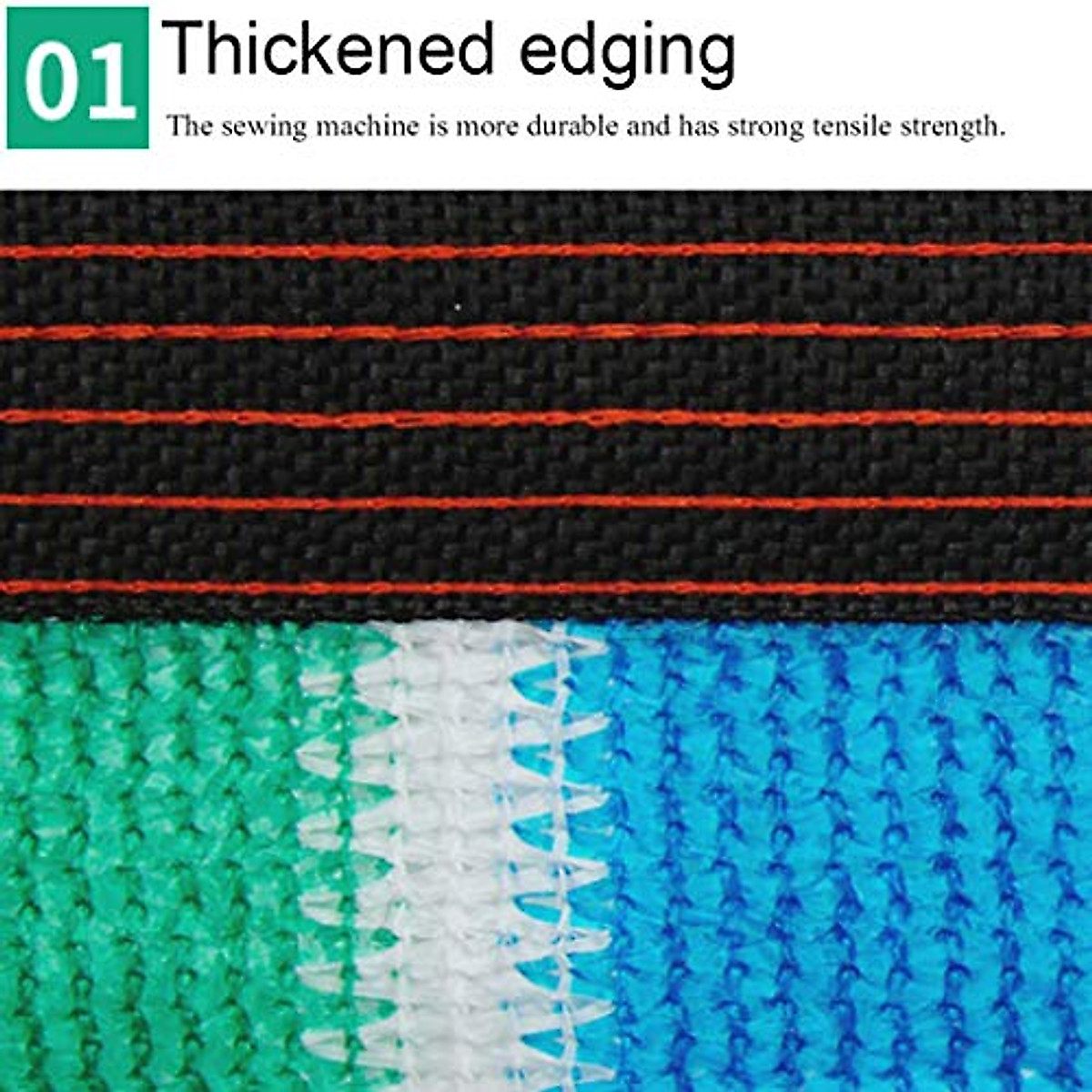 Shade Cloth Shade net Thickened Encrypted 90% Shade Cloth, Sunblock UV-Resistant, with Grommets, for Patio Lawn, Balcony Privacy Sunblock Screen Mesh