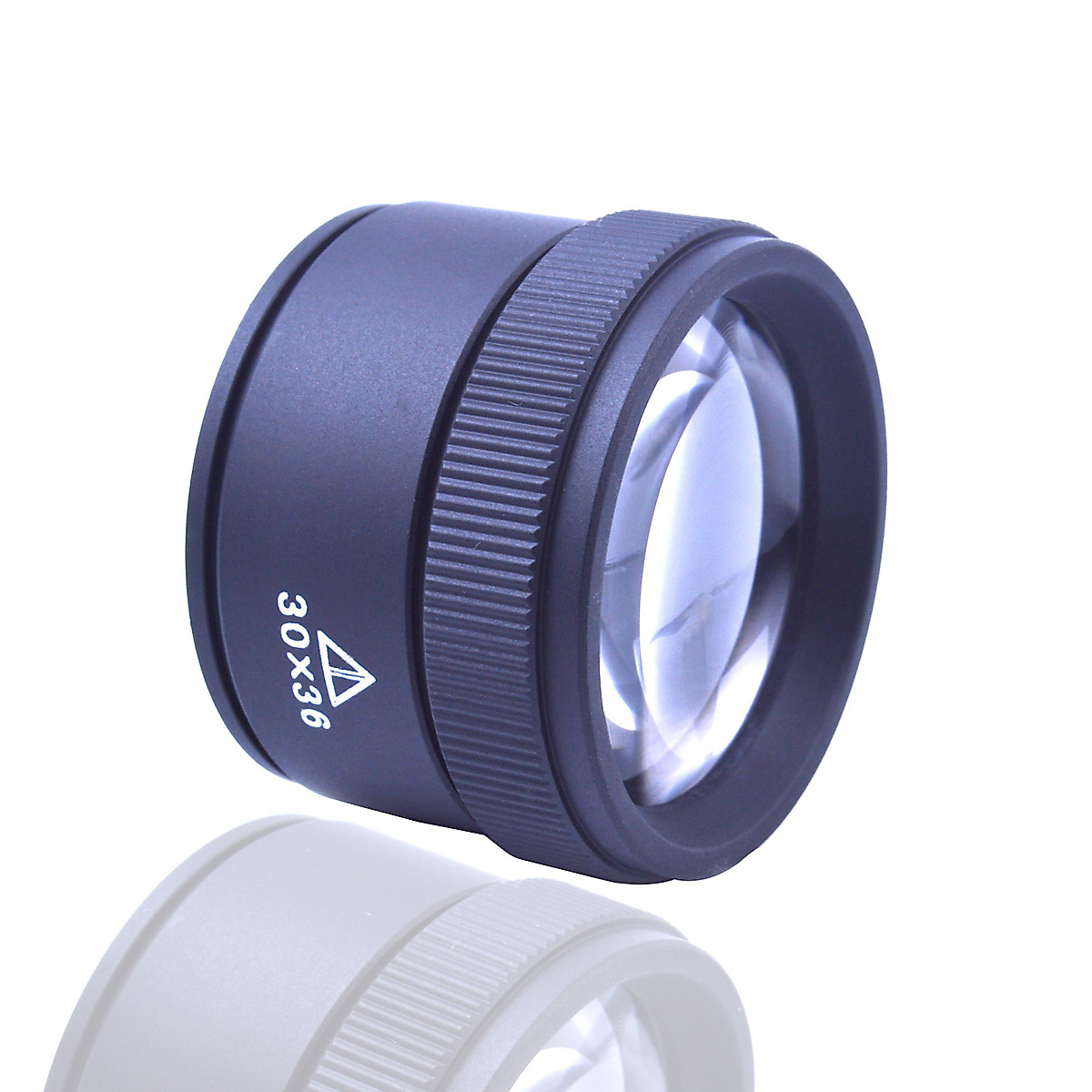 BronaGrand 30X Optics Loupes Magnifier Loop Microscope Magnifying Glass Lens Portable for Jeweler,Coins,Stamps