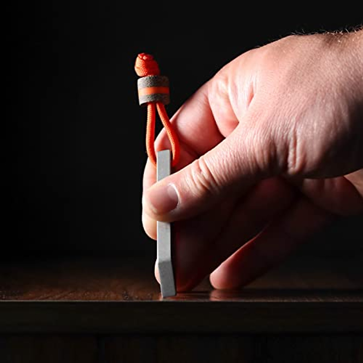 The Mighty Bar - Heavy Duty Keychain Prybar EDC Pry Bar for Every Day Carry Small Stainless Steel Key Chain Multitool Prybar for Keys - Made by Gear Spool