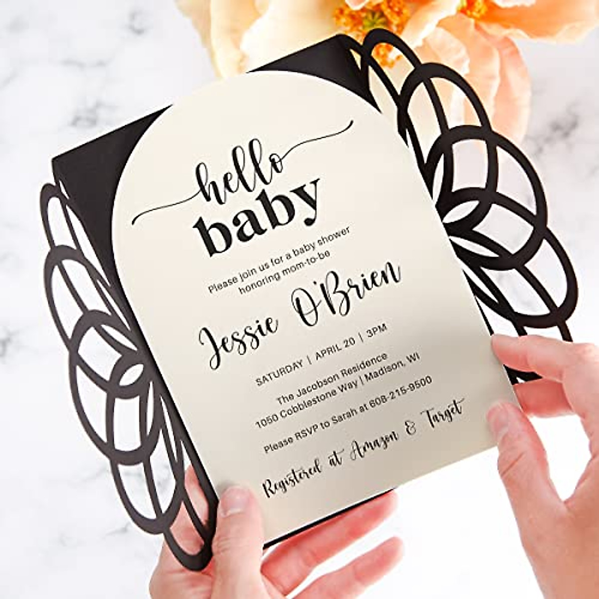 Astrodesigns Crafting Cardstock, 12" x 12", 65 lb/176 gsm, Very Black, 60 Sheets (91523)