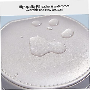 MILEVO Jewelry Organizer,PU Travel Jewelry Box Storage Case Necklace Earrings Rings Portable Jewelry Organizer Display Storage Case Organizer for Women Girls