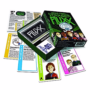 Star Trek Voyager Fluxx – Card Games Adults and Kids - 2-6 Players – Card Games for Family – 10-40 Mins of Gameplay – Games for Family Game Night – Card Games for Kids & Adults Ages 8+ - English