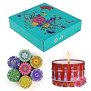 Scented Candles for Home Scented 7 Pack 4.4oz Natural Soy Candles Aromatherapy Candles Gift Set for Women Lavender Candles for Bath Spa Meditation Relaxing