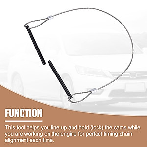 X AUTOHAUX Camshaft Alignment Tool Fit for Honda Accord 2003-2013,2015-2017 Camshaft Tool Lock Tool Pin Tool for Acura Tsx Rsx for Honda K Series Engine K20A K20Z K24A K24Z 07AAB-RWCA120