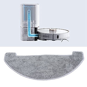 HEEPDD 4Pcs Vacuum Cleaner Mop Cloths, Replacement Fiber Sweeper Cleaning Mop Cloth for VIOMI S9 Robot Vacuum Accessories