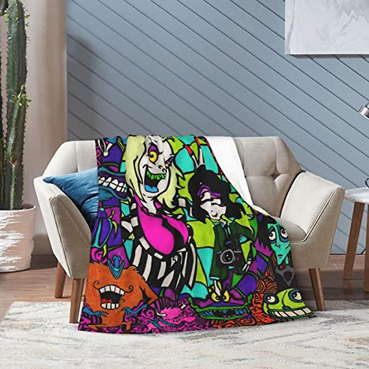 Lanzhi Movies Blanket Plush Flannel Fuzzy Throw Blankets 60"x50"