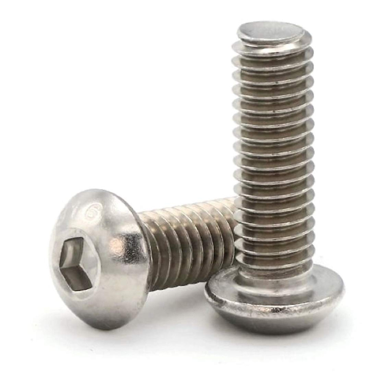 316 Stainless Steel Button Head Socket Cap Screws 1/4"-20 x 3/4" Qty 25