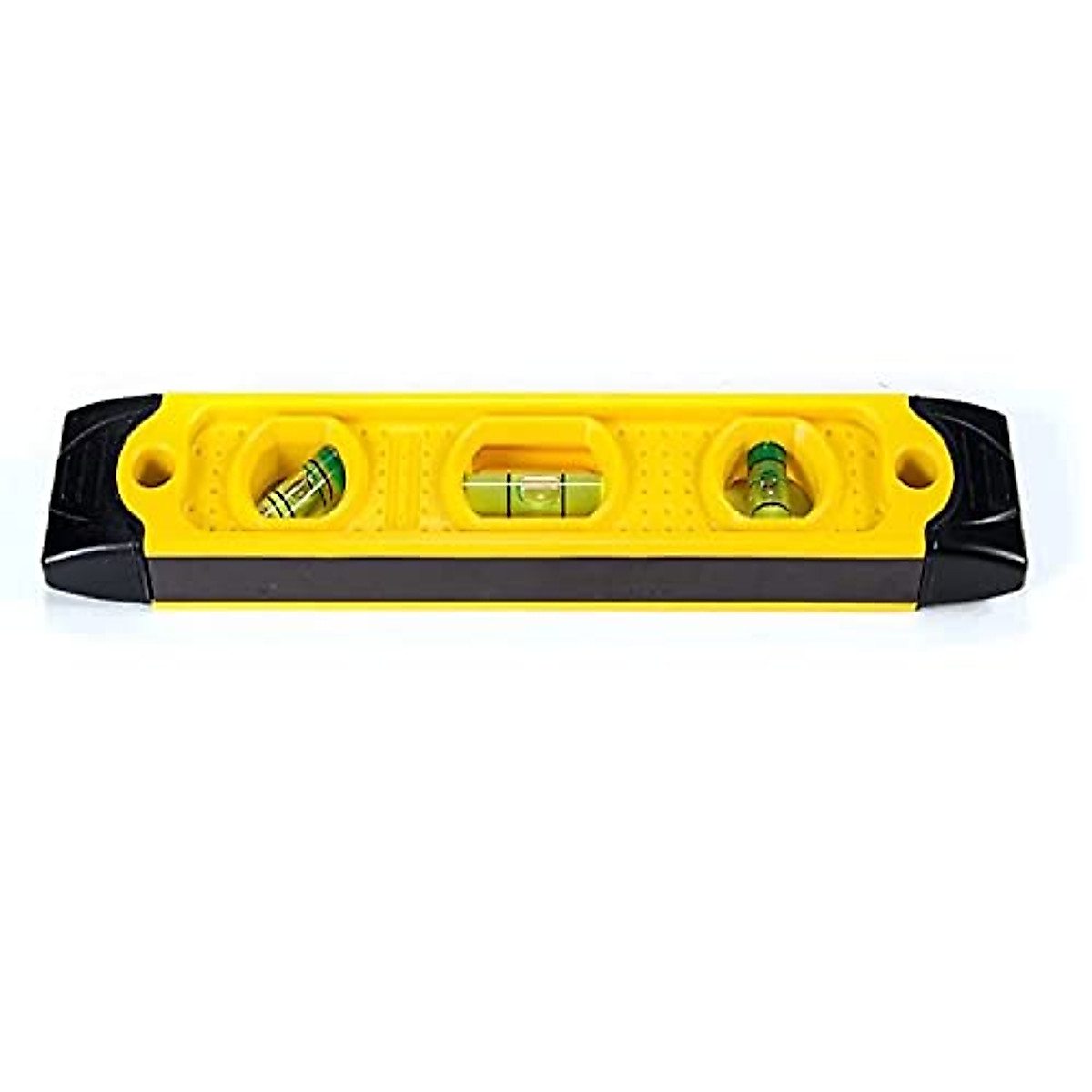 Swanson Tool TL021M 9 In. Speedlite Magnetic Torpedo Level with Rubber End Caps, yellow