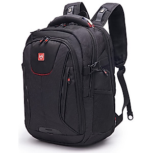 Swiss Eagle TSA-friendly SmartScan Laptop Backpack with USB Port and Shoe Compartment designed to fit 15-inch Notebook
