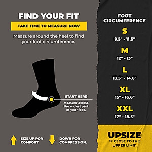 CopperJoint Arch Support for Plantar Fasciitis Relief - Ankle Compression Sleeve for Foot Pain Relief and Achilles Tendon Support - Breathable Copper Infused Nylon (Large)