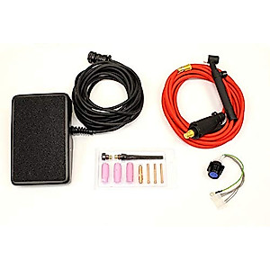 NOVA TIG Kit compatible with Lincoln Power MIG 210 MP Welder K3963-1 Accessory Kit with torch (12.5 ft)