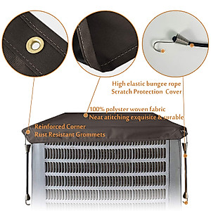 Foozet Winter Top Air Conditioner Cover for Outside AC Unit,36 x 36 inches