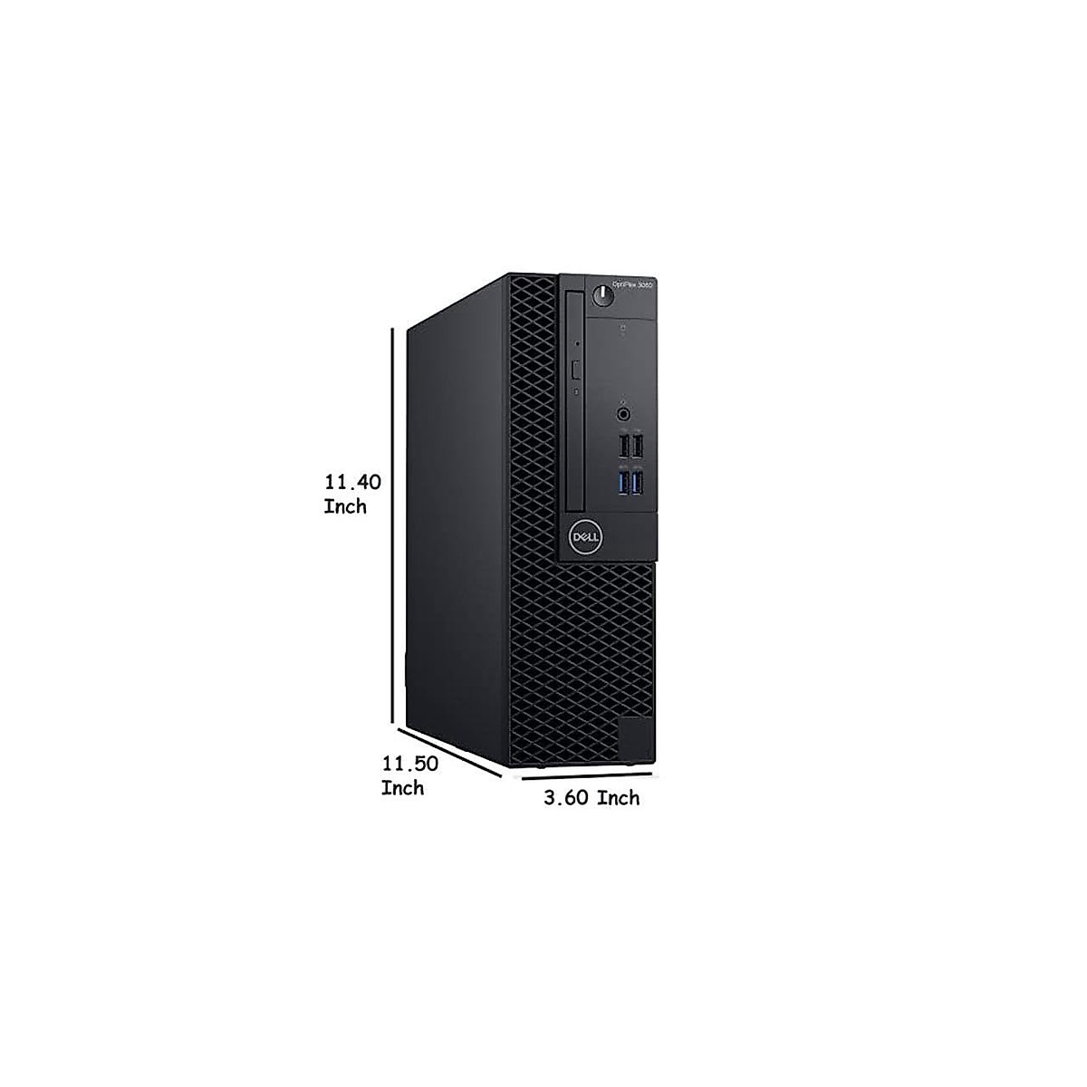 Dell Optiplex 3060 SFF Desktop PC, Intel i5-8500 3.0GHz 6 Core, 16GB DDR4, 256GB SSD, DVD-RW, WiFi, Win 10 Pro (Renewed)