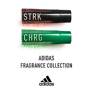 Adidas Sport, Strike, Eau de Toilette for Men - Strong, Aromatic Scent with Striking Amber Notes - Perfect for Day & Night - 3.3 Fl Oz