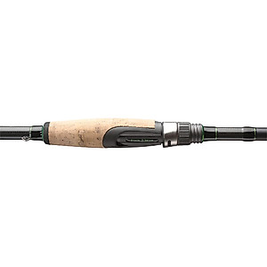 Dobyns Rods Fury Series 7’0” Spinning Fishing Rod | FR703SF | Medium Fast Action Rod | Modulus Graphite Blank with Kevlar Wrapping | Fuji Reel Seats and Alconite Guides | Line 8-17lb Lure 3/16 -⅝ oz., Black/Green (FR 703SF)