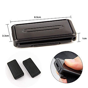 Car Seat Belt Adjuster, Seatbelt Clips | Smart Adjust Seat Belts to Relax Shoulder Neck Give You a Comfortable and Safe Experience | 2PCS Black