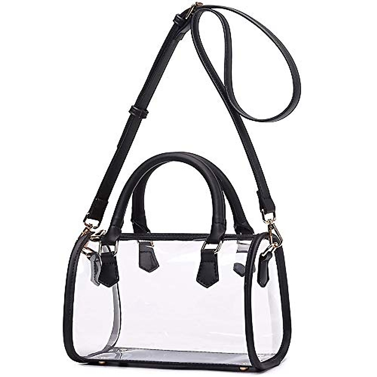 KEEPOP Women Clear Shoulder Bag Transparent Handbag and Purses PVC Crossbody Bage