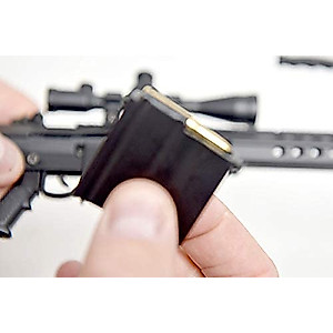 GoatGuns Miniature .50 Cal Barrett 82A1 Model in Black | 1:3 Scale Die Cast Metal