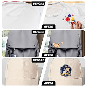 Fabric Glue, Strong Fabric Adhesive Permanent Washable Clear Clothing Glue for All Fabrics, Cotton, Flannel, Denim, Leather, Polyester, Doll Repair,Rhinestones, Patches, Waterproof Fabric Glue (2pcs)