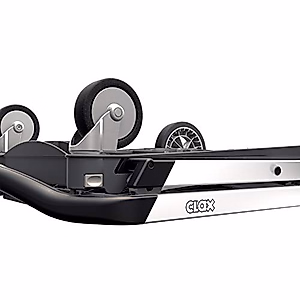 CLAX® The Original | Made in Germany | Multi Use Functional Collapsible Carts | Mobile Folding Trolley | Storage Cart Wagon | Shopping Cart with 2 Storage Crates | platform truck (Light Grey)