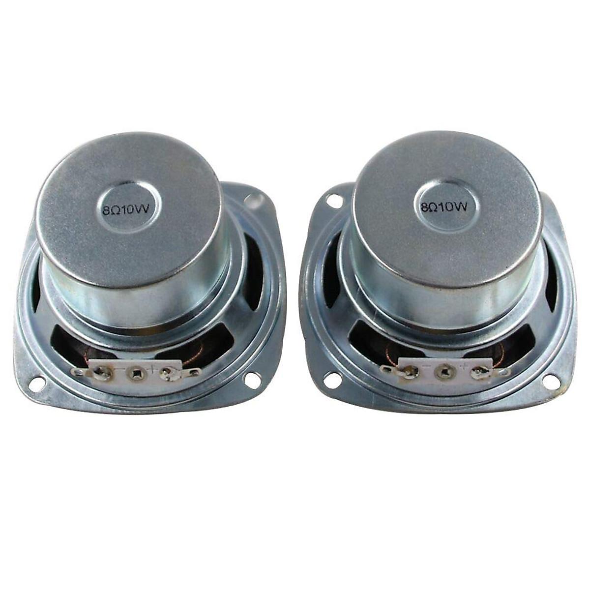 HZPOWEN 10W Mini 3" HiFi Full Range Speaker 8 Ohm Anti-Magnetic Audio 2.0/2.1 Home Stereo Woofer Loudspeaker 90dB High Sensitivity for DIY Boom Box Satellites Speaker