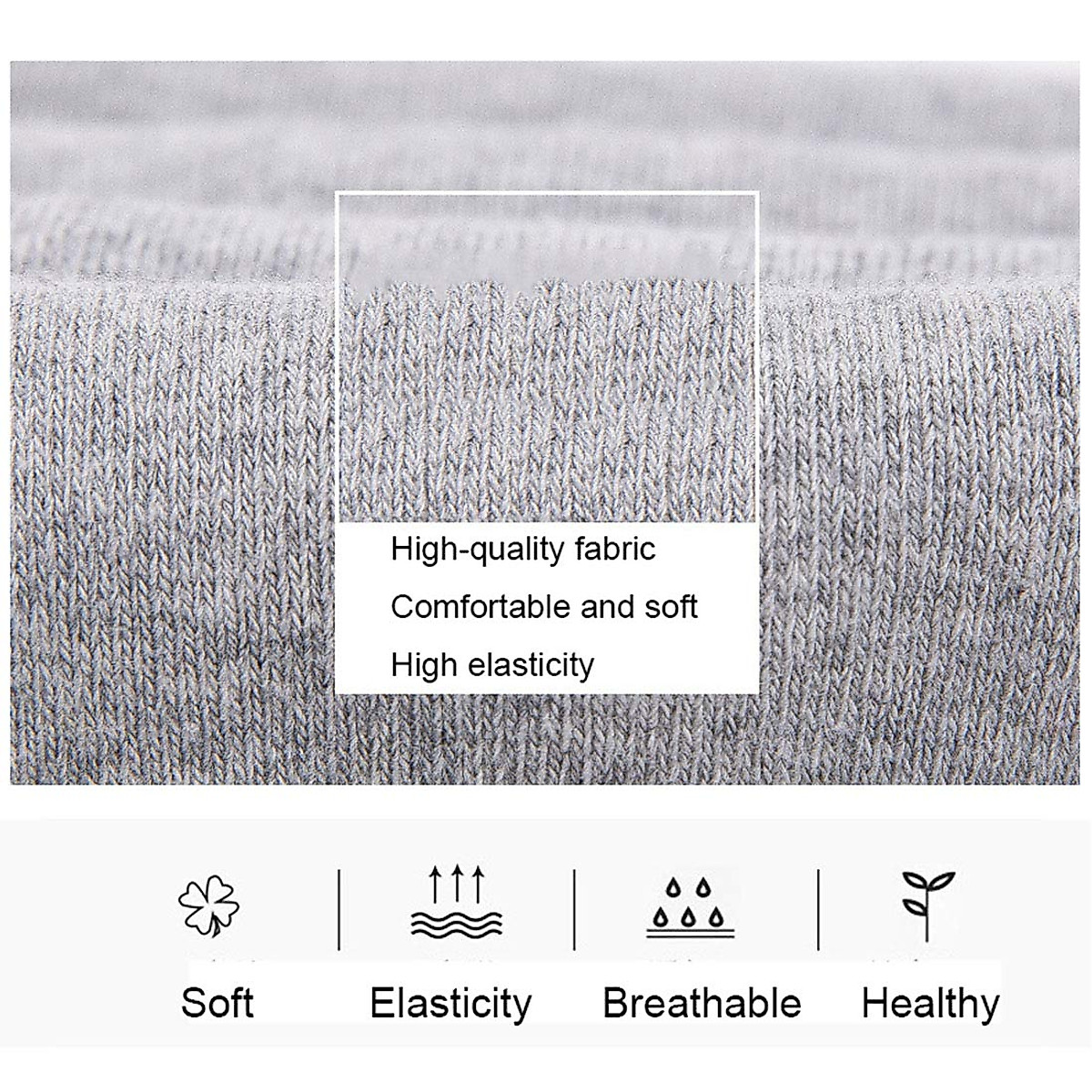 Ueerdand Leg Warmers for Women 4 Pairs Winter Warm Long Boot Knit Knee High Socks