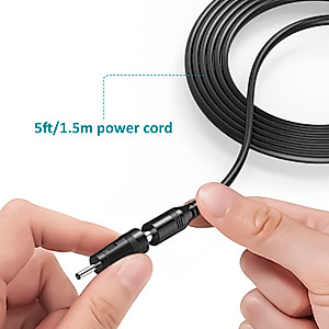 Basicvolt Universal AC/DC Adapter 41W Switching Power Supply Charger with 5V 1A USB Port, Replacement Power Cord for 6V 9V 12V 15V 18V 20V 24V Household Electronics - 1500mA Max