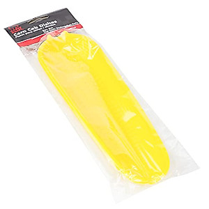 Chef Craft Select Plastic Corn Cob Dishes, 9.5 inches in length 2 piece set, Yellow