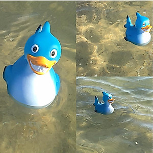 Ducks in the Window Celebridcucks Finny The Great White Shark Rubber Duck Bath Toy