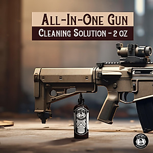 Dr. Jim's Prescription Gun Cleaner Lubricant and Protectant. Targets Carbon, Metals & Residue While Creating a Protective Barrier in and Outside of Your Gun. Made in USA