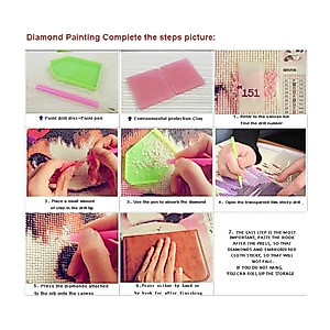 UDERUI Flame Angel Diamond Painting Kits for Adults, Large Diamond Painting Accessories Full Kit, DIY 5D Square Diamond Art Paint by Number, Diamond Dots Gem Art Crafts for Home Decor Gifts 32x64inch