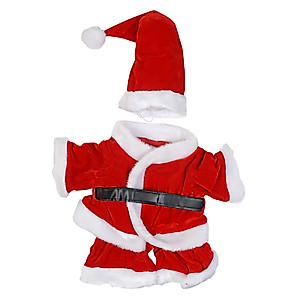 Santa Claus Outfit Fits Most 8"-10" Stuffed Animals
