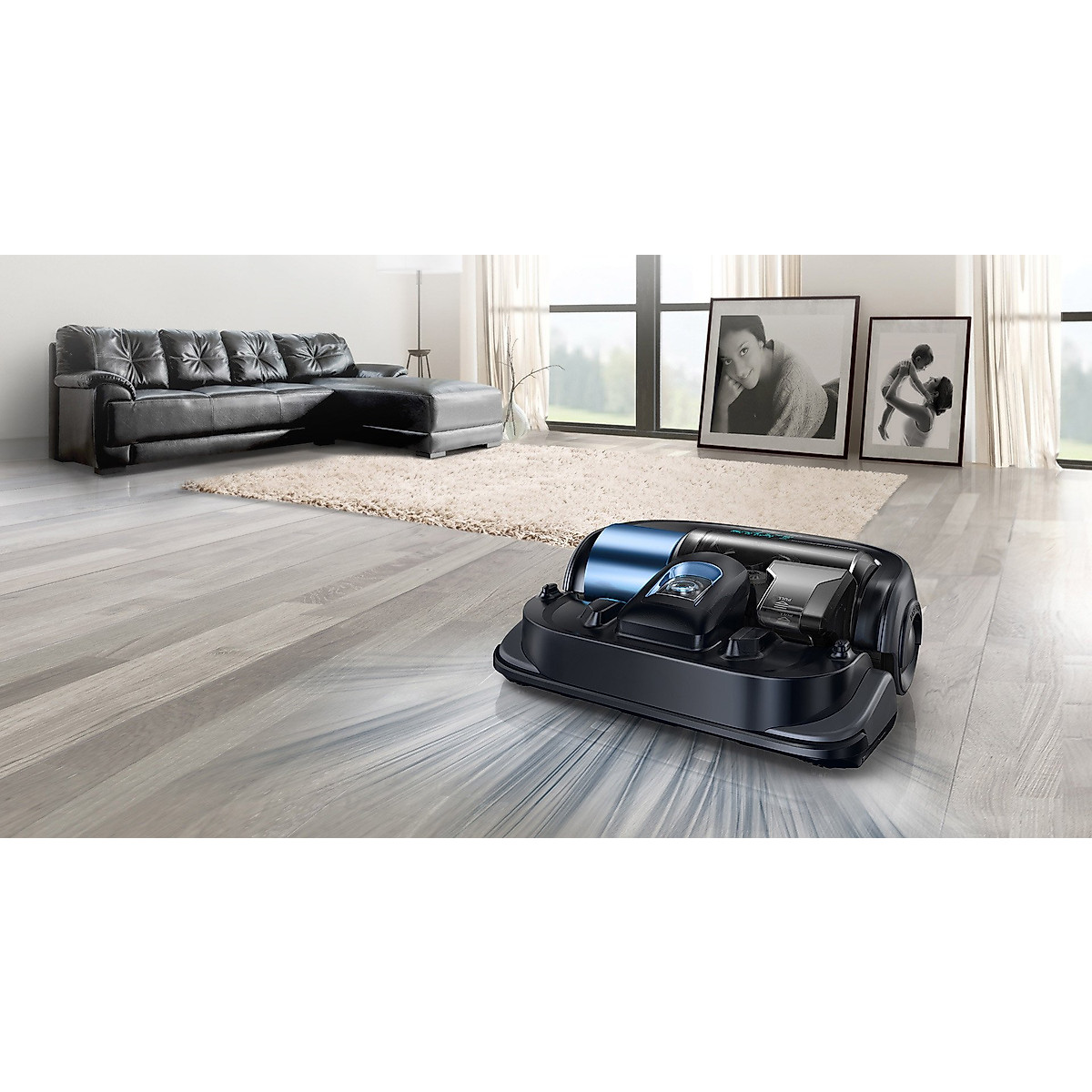 Samsung POWERbot SR2AJ9040W Wi-Fi Robot Vacuum, Works with Alexa