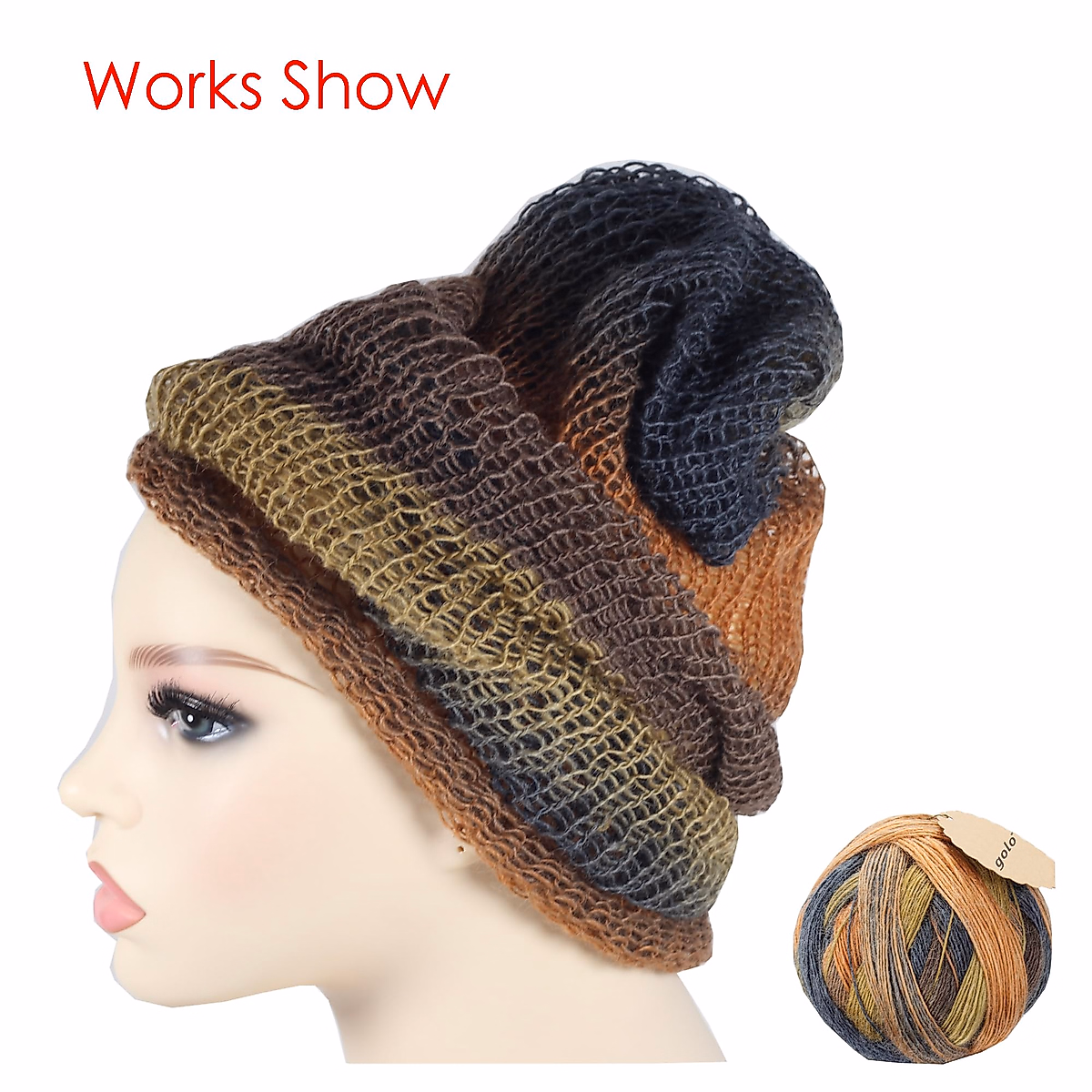 golo MQ Colorful Ball Wool Yarn for Hand Weaving