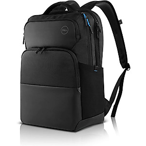 HBB FOR DELL Genuine PRO BACKPACK 15 For DELL, Black, 17.1 x 6.3 x 12.2 inches
