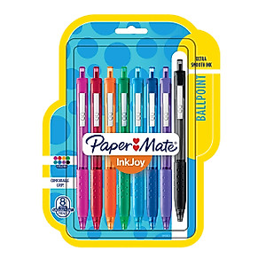 Paper Mate InkJoy 300RT Retractable Ballpoint Pens, Medium Point (1.0mm), Assorted, 48 Count, 6 Packs of 8