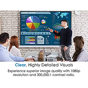 Optoma ZH403 1080p Professional Laser Projector | DuraCore Laser Light Source Up To 30,000 Hours | Crestron Compatible | 4K HDR Input | High Bright 4000 lumens | 2 Year Warranty,White