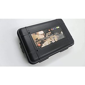 e5e10 Plastic Broadheads Box Portable Convenient Black Broadhead Storing Case Flashlight Box