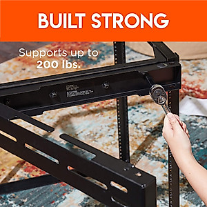 ECHOGEAR Rack Compatible Swing-Out Wall Mount - Compatible with 10U, 15U, & 20U ECHOGEAR Open Frame Racks
