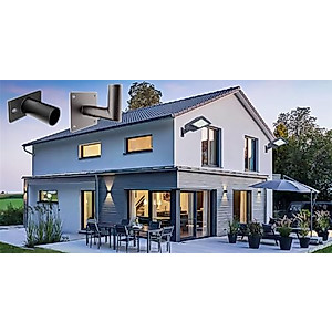 G GJIA led Parking lot Light with Wall Mount Bracket