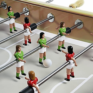 Joovon 1.42 Inch Foosball Balls 1.26 Inch Foosball Table Balls for Foosball Tabletop Game Foosball Ball Replacements Multicolor with The Plastic Box